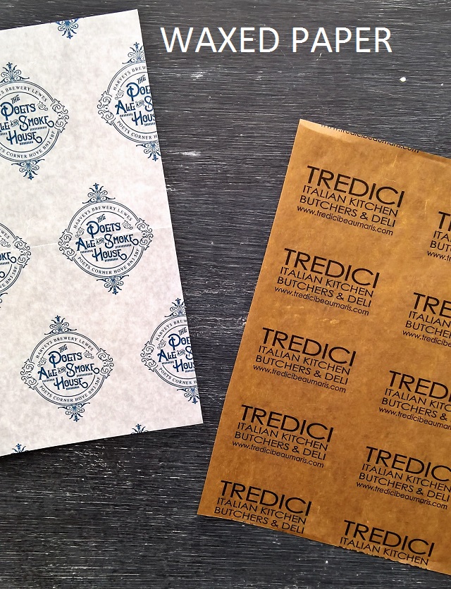 Personalised Waxed Paper